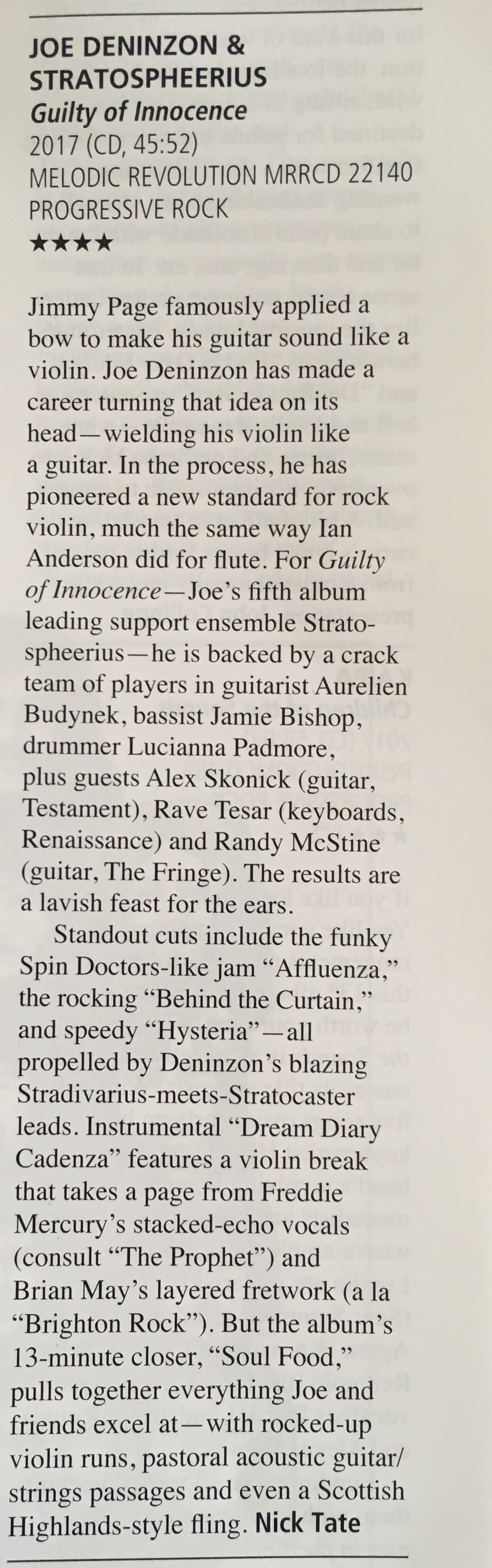 4-Star Review of “Guilty of Innocence” by Progression Magazine ...